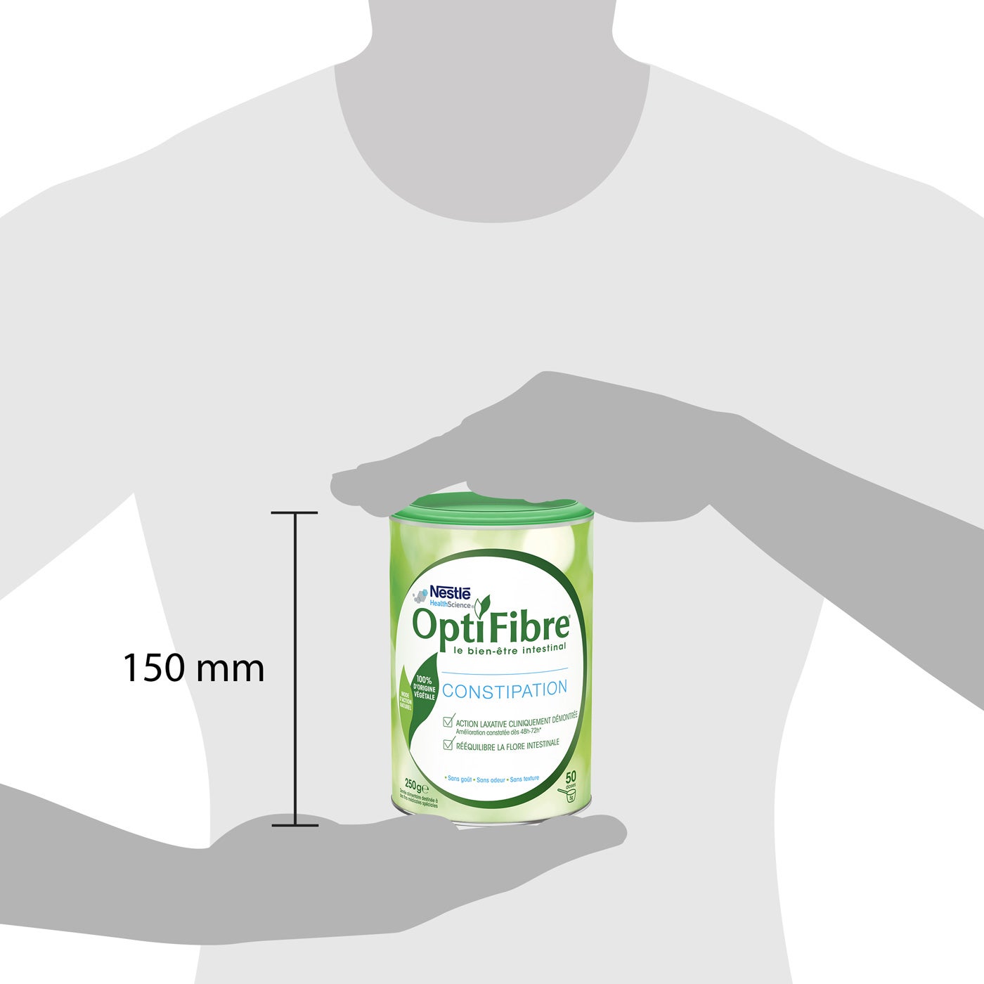 OptiFibre : une denrée alimentaire en cas de constipation